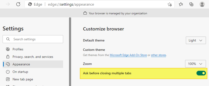 Enable Warning On Closing Multiple Tabs In Microsoft Edge Winhelponline ... Enable Warning On Closing Multiple Tabs In Microsoft Edge Winhelponline ...