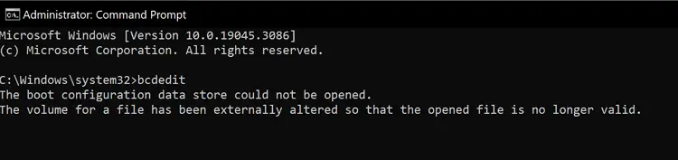 [fix] The Boot Configuration Data Store Could Not Be Opened Winhelponline