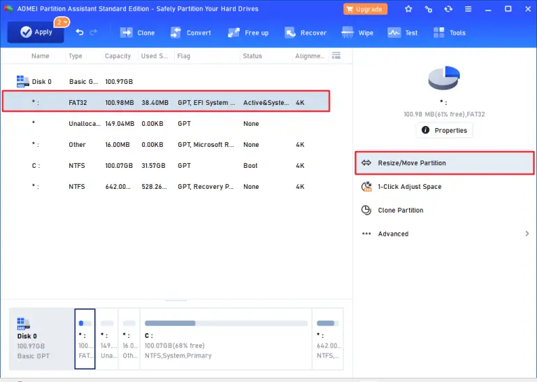 How to Resize the EFI System Partition in Windows » Winhelponline